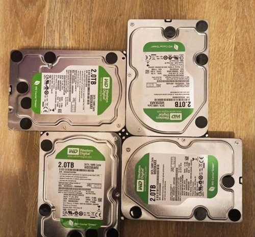 Жесткий диск HDD WD 2TB модель WD20earx