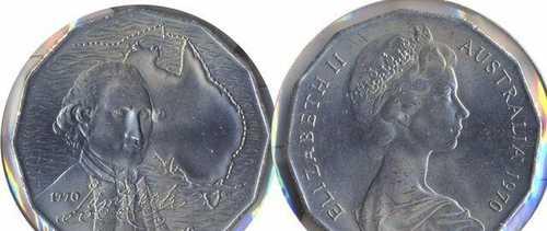Монеты Океании (Австралия, Тонга, Н.Зеланди