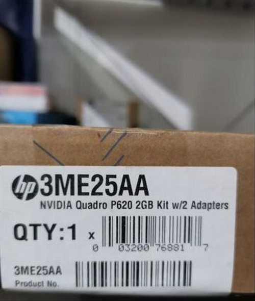 Видеокарта nvidia Quadro P620 HP 2Gb (3ME25AA)