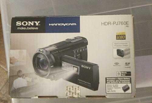 Видеокамера sony handycam hdr pj760