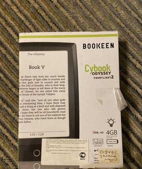 Электронная книга bookeen Cybook odyssey Frontligh