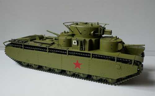 Модель. Танк. Т-35. 1/35