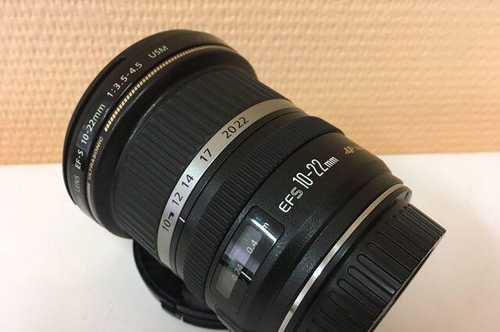 Объектив Canon 10-22mm f/3.5-4.5 EF-S USM
