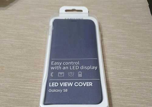 Чехол-книжка LED view cover Samsung galaxy S8 амет