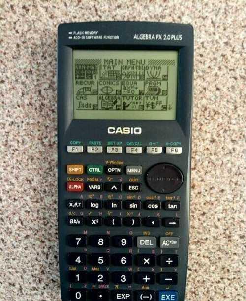 Графический калькулятор Casio algebra fx2. 0 plus