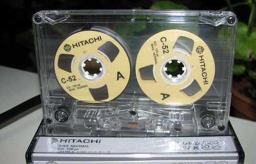 Аудиокассеты с катушками бобинками Hitachi
