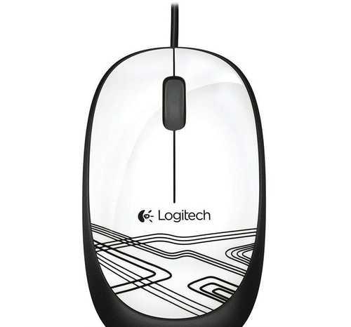 Мышь Logitech M105, 1000dpi, USB, белый