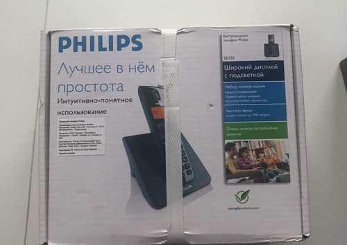 Домашний телефон Philips se150 новый