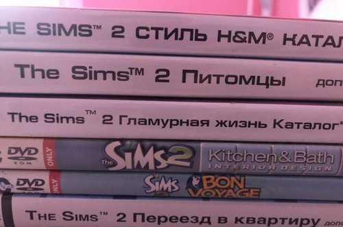 Коллекция дисков игры Sims