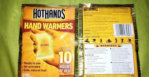 Обогреватели для рук hothandshand warmers