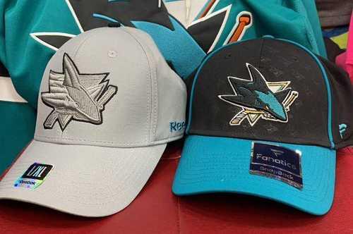 Кепка бейсболка зеленая NHL San Jose Sharks новая