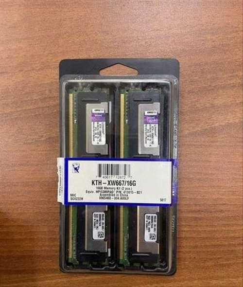 RAM Kingston DDR-III 16GB