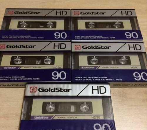 Аудиокассеты GoldStar HD 90 (1986 год) Корея новые