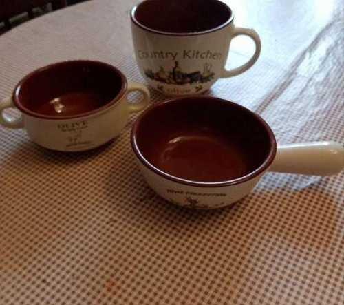 Набор посуды, кофейные чашки (керамика)
