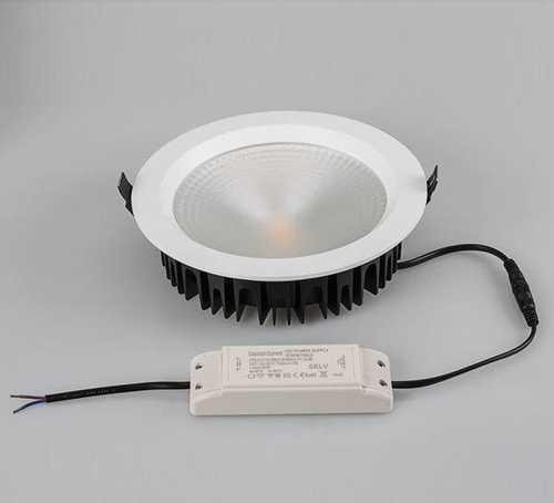Светодиодный светильник LTD-220WH-frost-30W Warm W