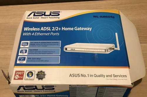 Adsl модем asus AM604g