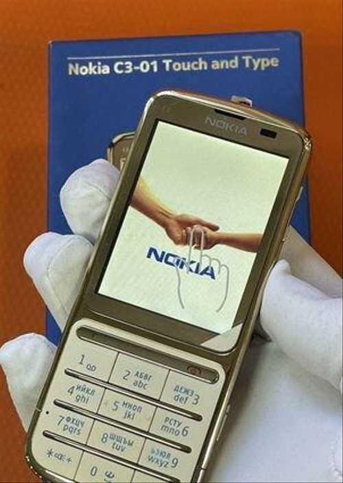 Nokia C3-01 Gold Edition. Новый