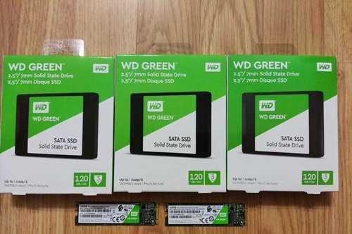 SSD WD Green 120gb 2.5" SATA / M.2 SATA