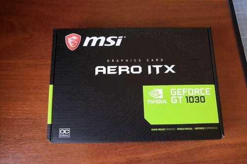 Видеокарта MSI Geforce GT1030 aero ITX 2G OC