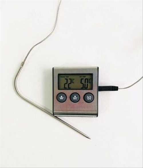 Термометр/таймер электронный со щупом для духовки