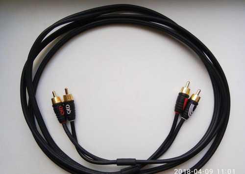 QED Profile Stereo Audio Cable RCA 2.0m