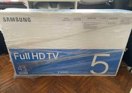 Новый телевизор SAMSUNG UE43n5500 запечатан