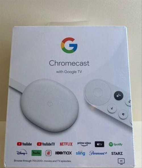Тв-приставка Chromecast Google TV