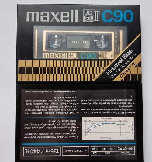 Аудиокассеты maxell UD-XL ll C90 2 новые и 4 б/у