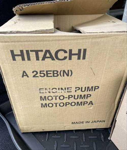 Мотопомпа hitachi A25EB(N)