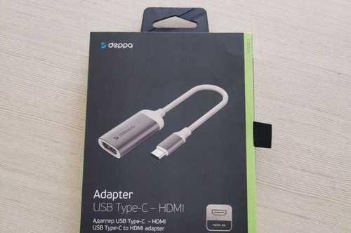 Адаптер Deppa USB Type-C - hdmi