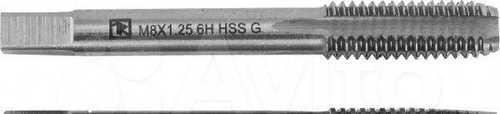 Набор метчиков Thorvik MT508S2 T-combo двухпроходных ручных универсальных М5х0.8, HSS-G, 2 шт