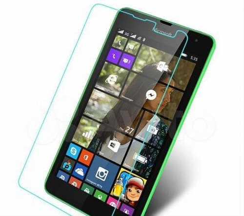 Защитное стекло для microsoft 650 Lumia 0.33мм белый картон