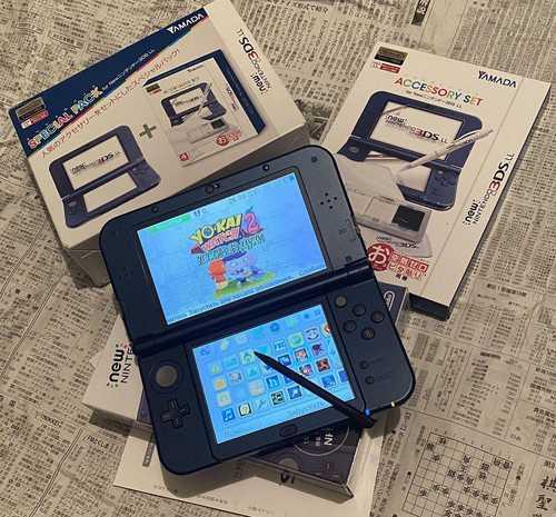 New Nintendo 3DS XL Metallic Blue + Special Pack