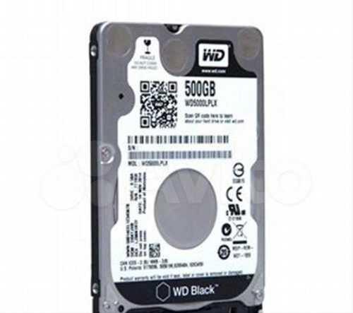 Жесткий диск NBook HDD 2.5" 500Gb, SATA-III, Western Digital 32Mb, 7200rpm, WD Black WD5000lplx