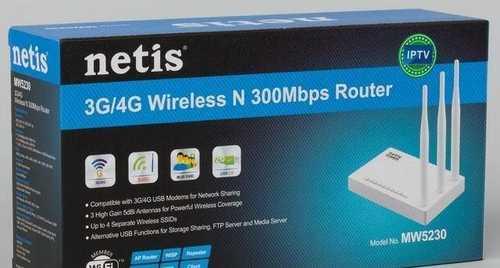 Роутер Netis 5230 3G/4G Wireless N 300 Mbps