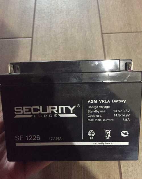 Аккумулятор security force SF 1226