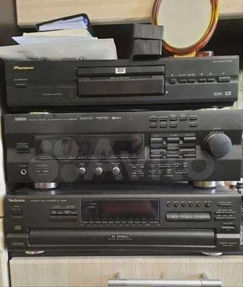 Pioneer DV-343, Yamaha RX-492RDS, Technics SL-PD88