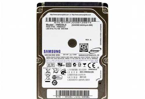 HDD SATA 2,5" 500Gb Samsung HM500JI HDS118