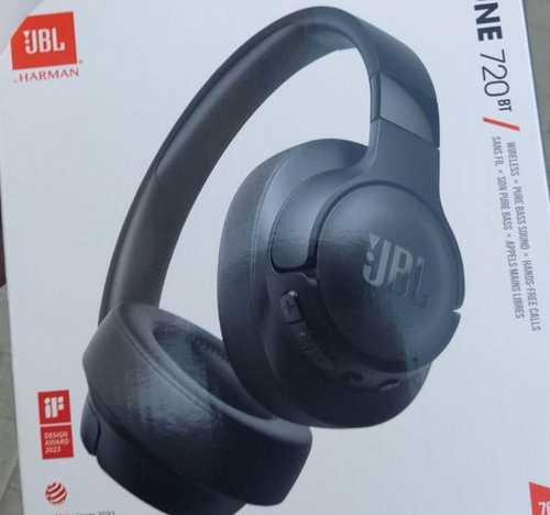 Наушники JBL Tune 720BT, mini jack 3.5 mm, черный