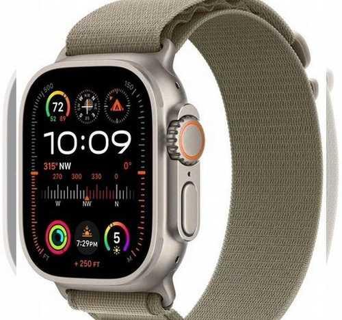 Apple Watch Ultra 2 Titanium OLive Alpine Loop