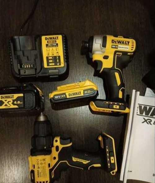 Аккумуляторная дрель шуруповерт dewalt