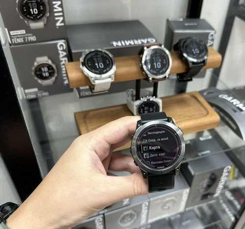 Garmin Fenix 7X Pro Sapphire Solar Titanium Карты