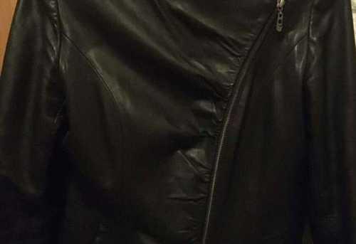 Куртка кожаная натуральная женская 46