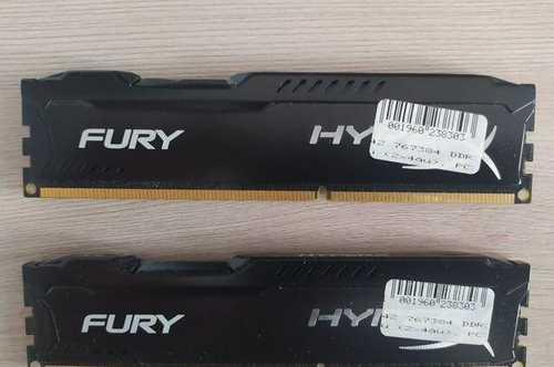 Оперативная память DDR3 Kingston HyperX Fury 2x4GB