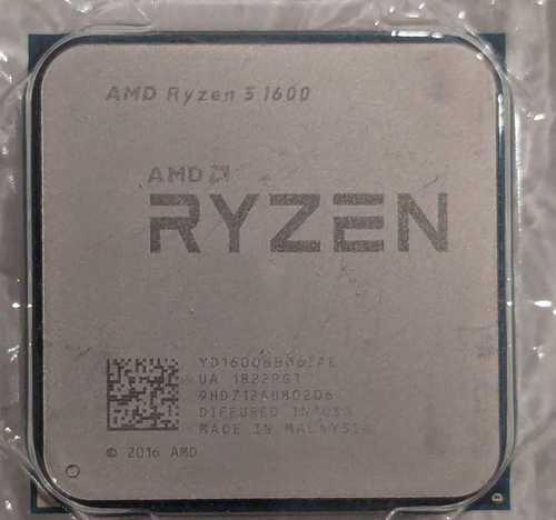 Процессор AMD Ryzen 5 1600