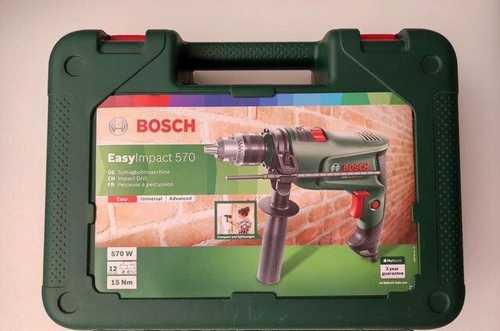 Дрель ударная Bosch EasyImpact 570 в кейсе