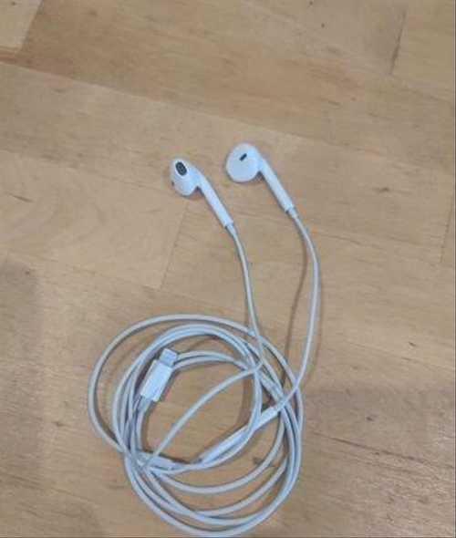 Наушники apple earpods lightning оригинал