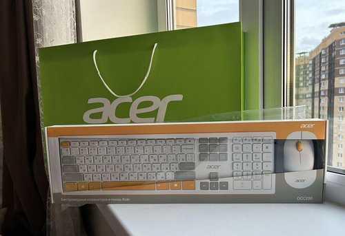 Клавиатура + мышь Acer OCC200: желтый/белый