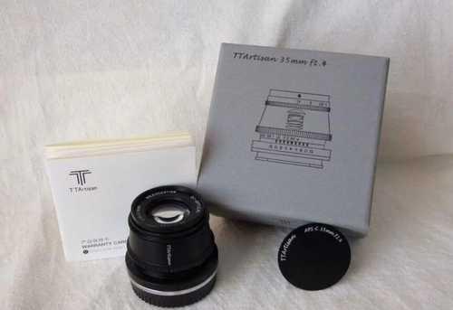 Объектив TTartisan 35/1.4 Fujifilm x mount