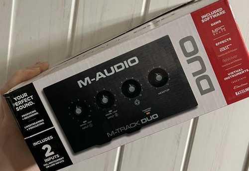 Звуковая карта M-audio M-track DUO новая